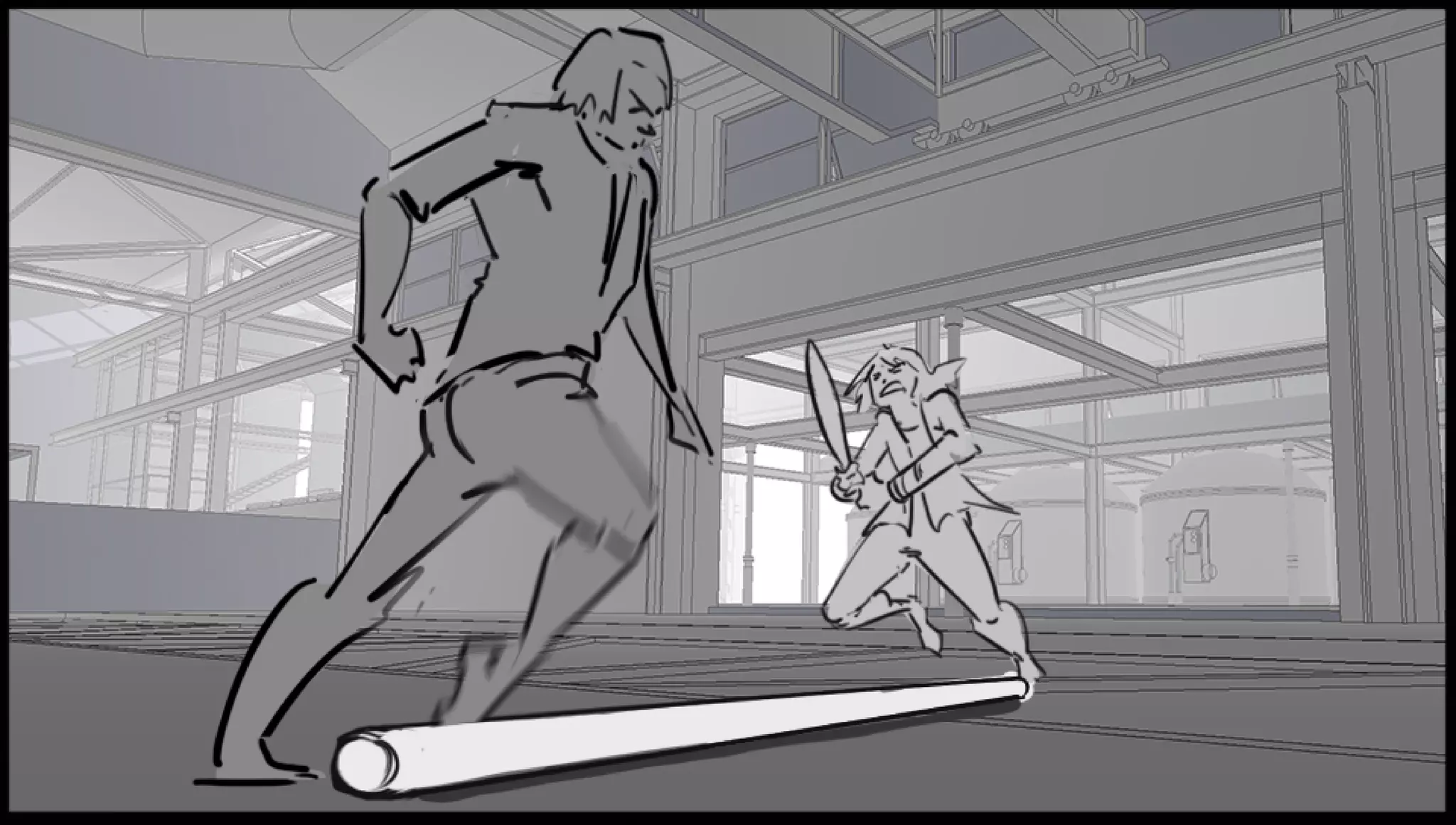 Fight Sequence (Animation Storyboard) | PPT