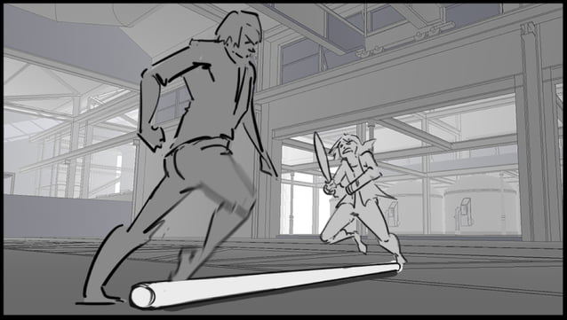 Fight Sequence (Animation Storyboard) | PPT