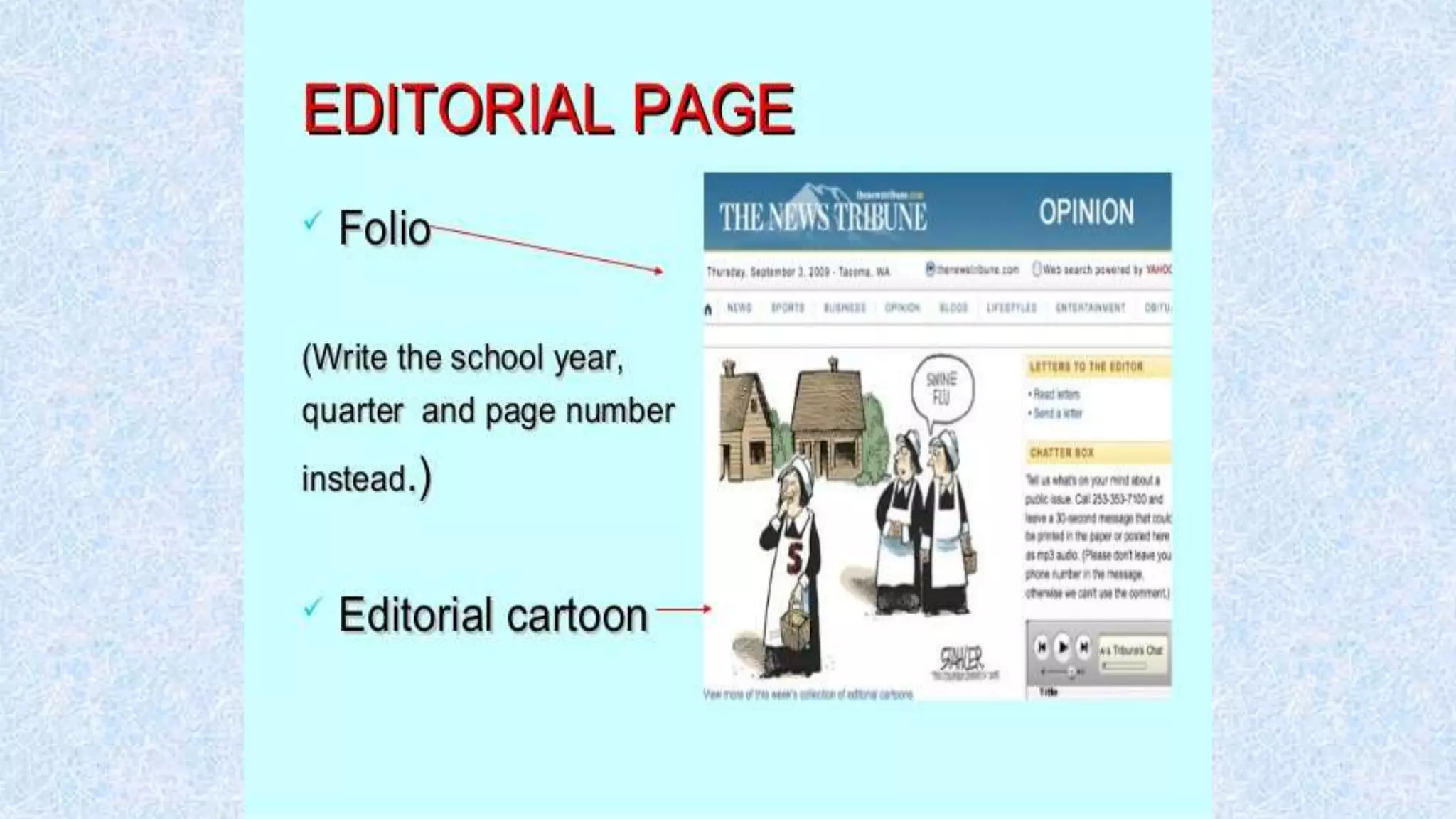 1 parts of a campus paper | PPTX