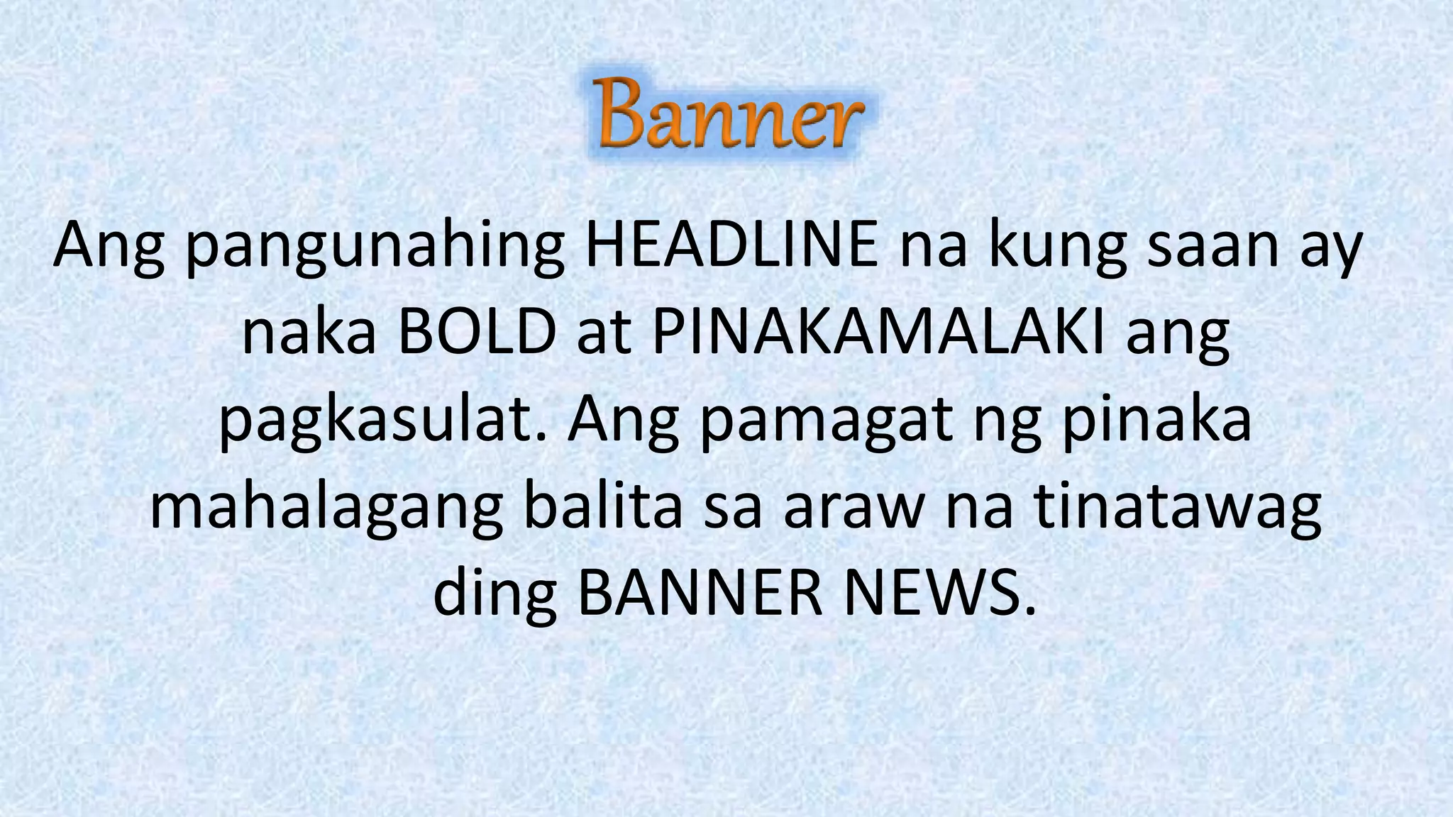 1 parts of a campus paper | PPTX