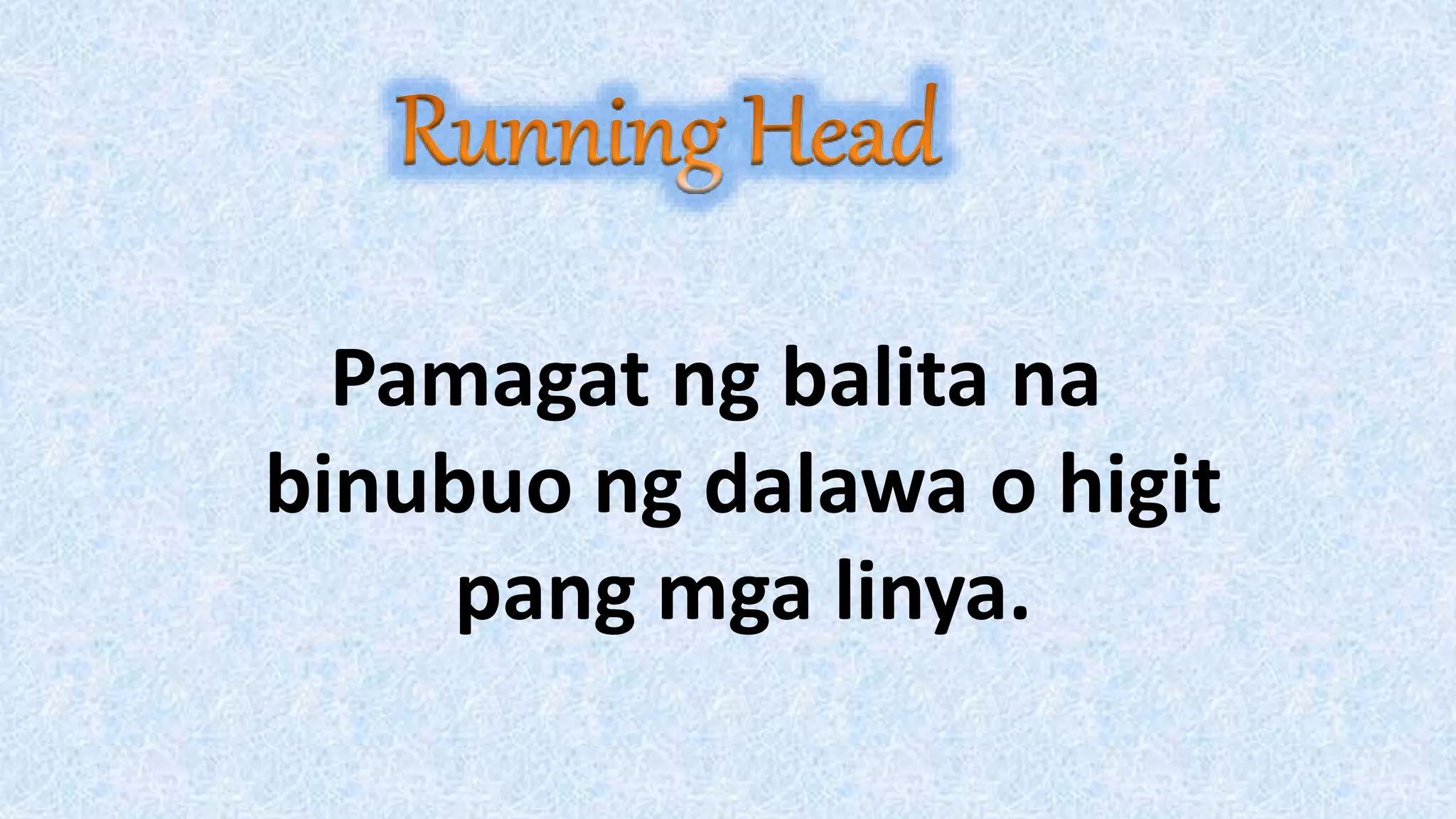 1 parts of a campus paper | PPTX