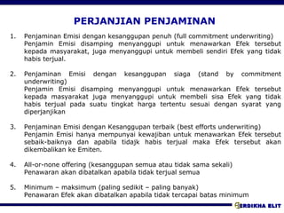 1 pasar modal dan transaksi efek saham | PPT