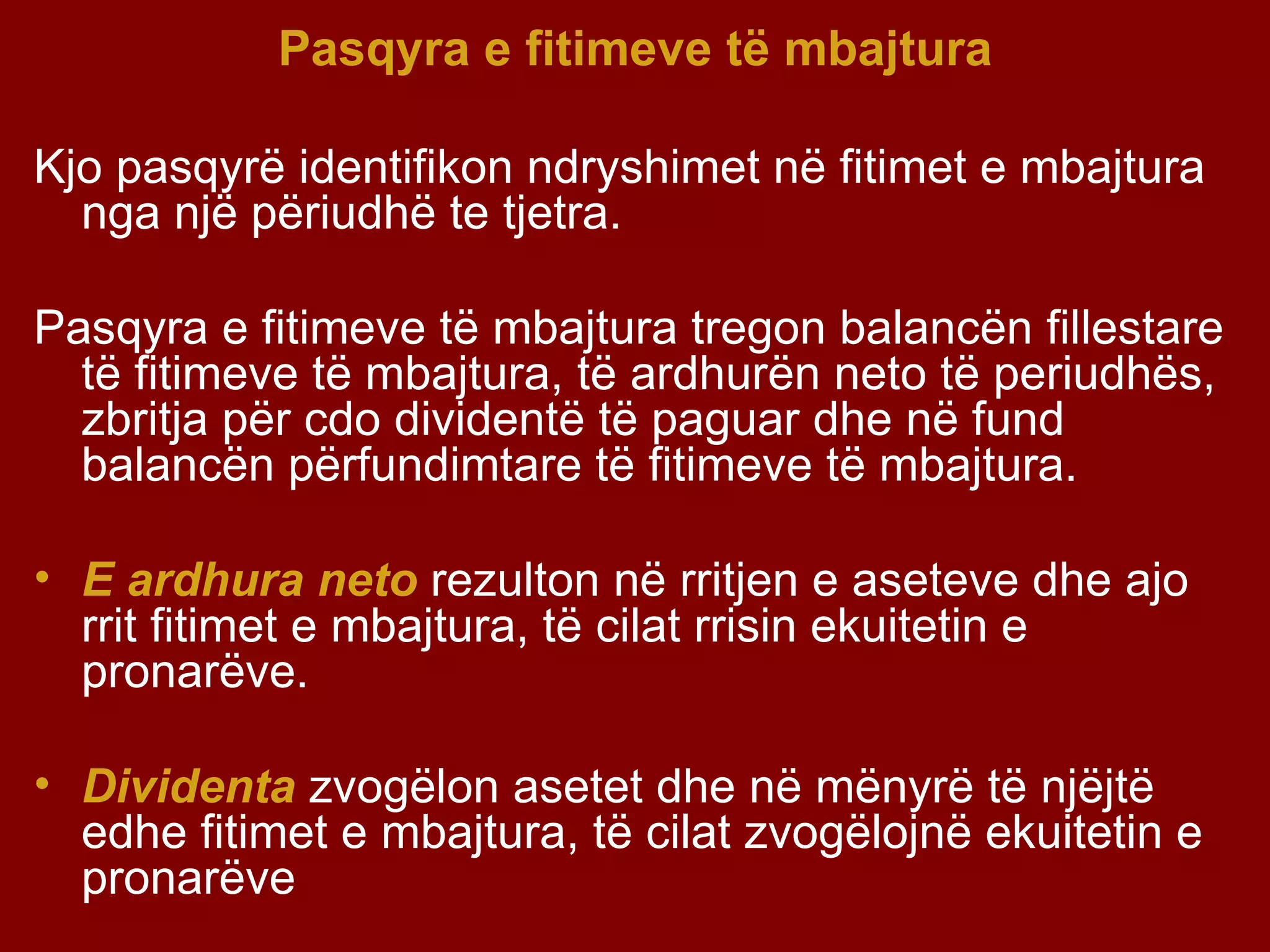 1 pasqyra e te ardhurave | PPT