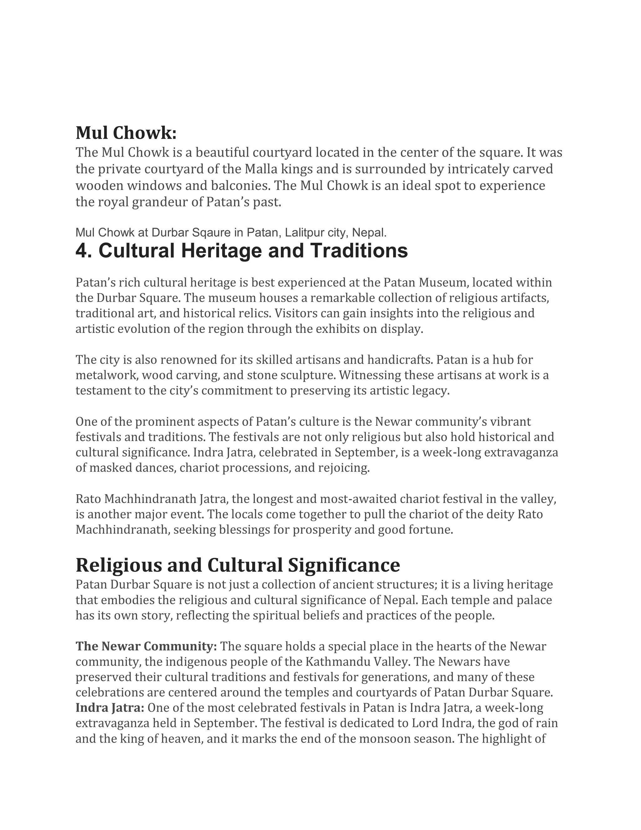 patan durbar square | PDF