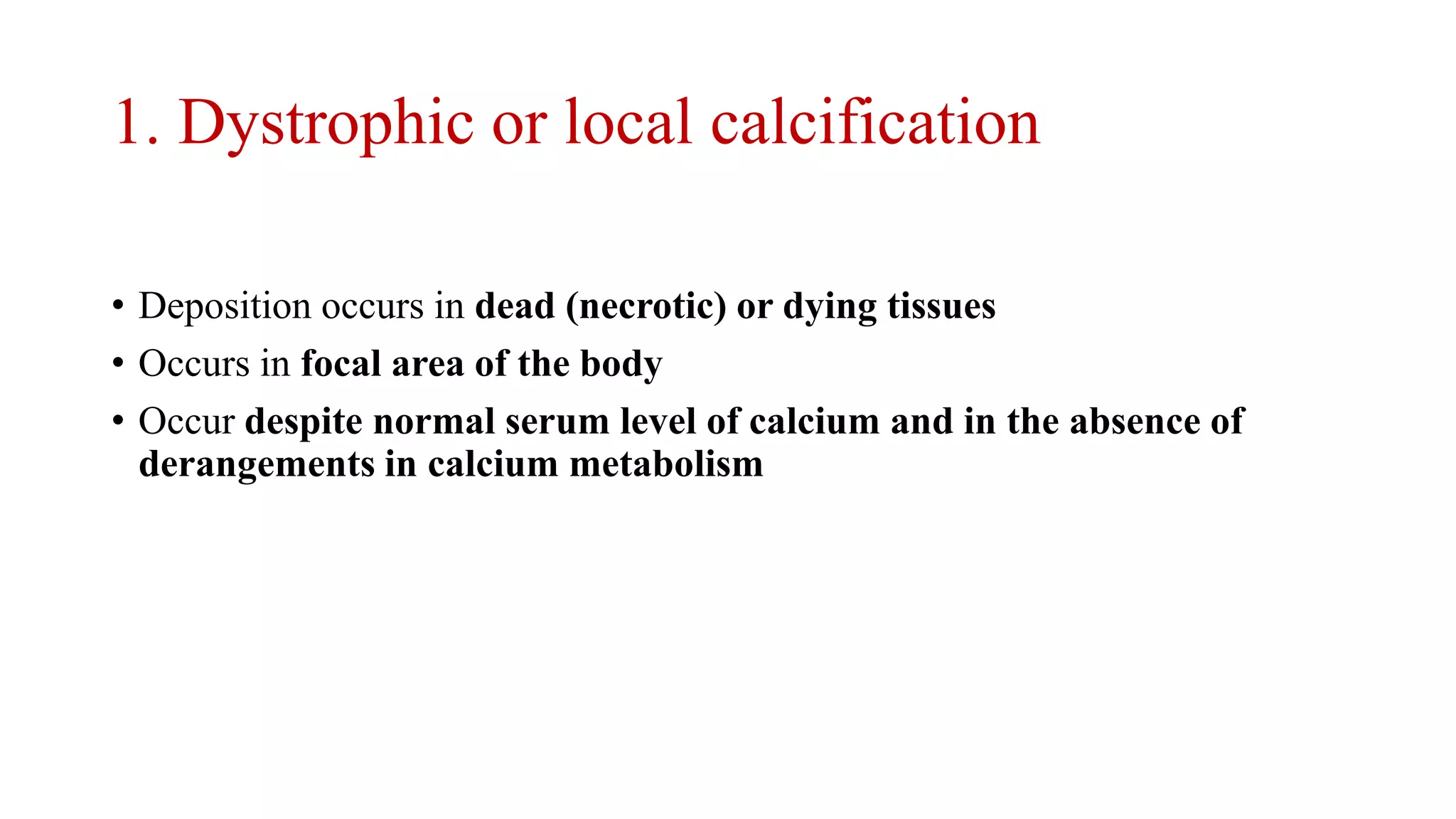1 pathological calcification | PDF
