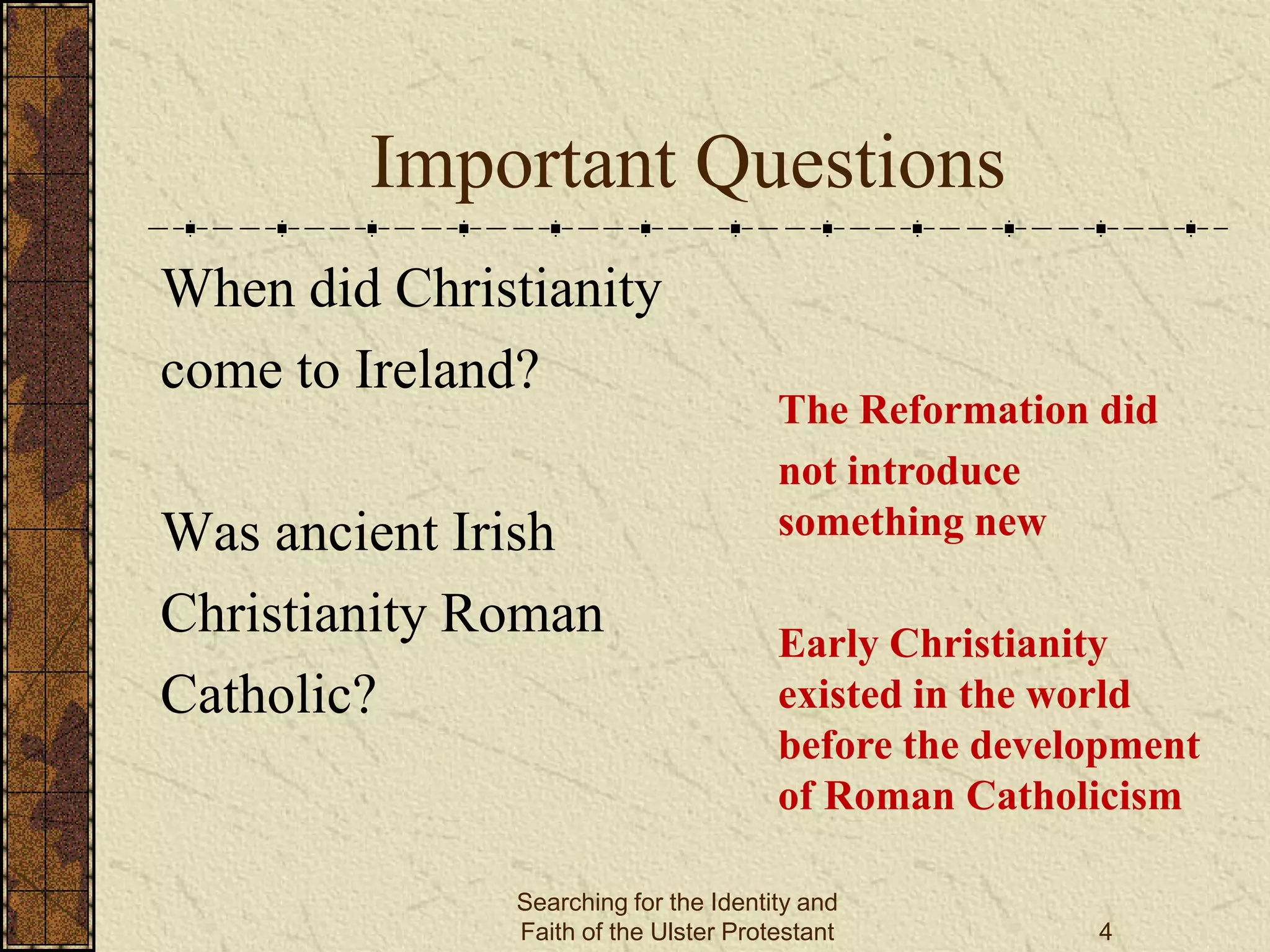 PATRICK; The Dawn of Irish Christianity | PDF