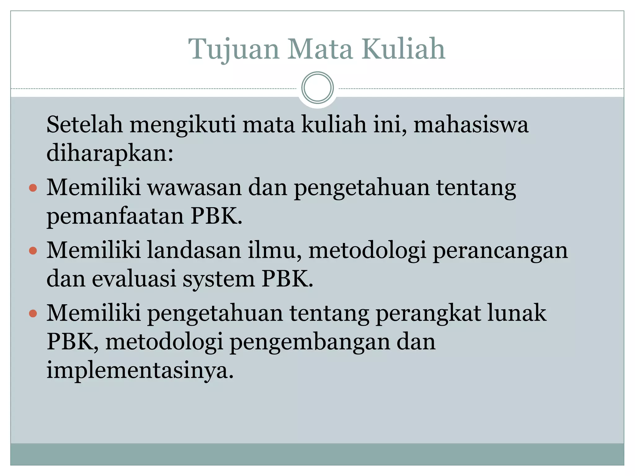 Pertemuan Pertama | PPTX