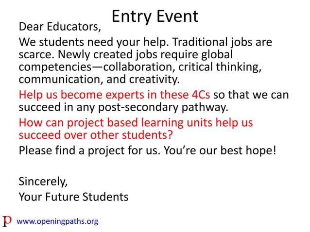 Project Based Learning Demystified | PPTX