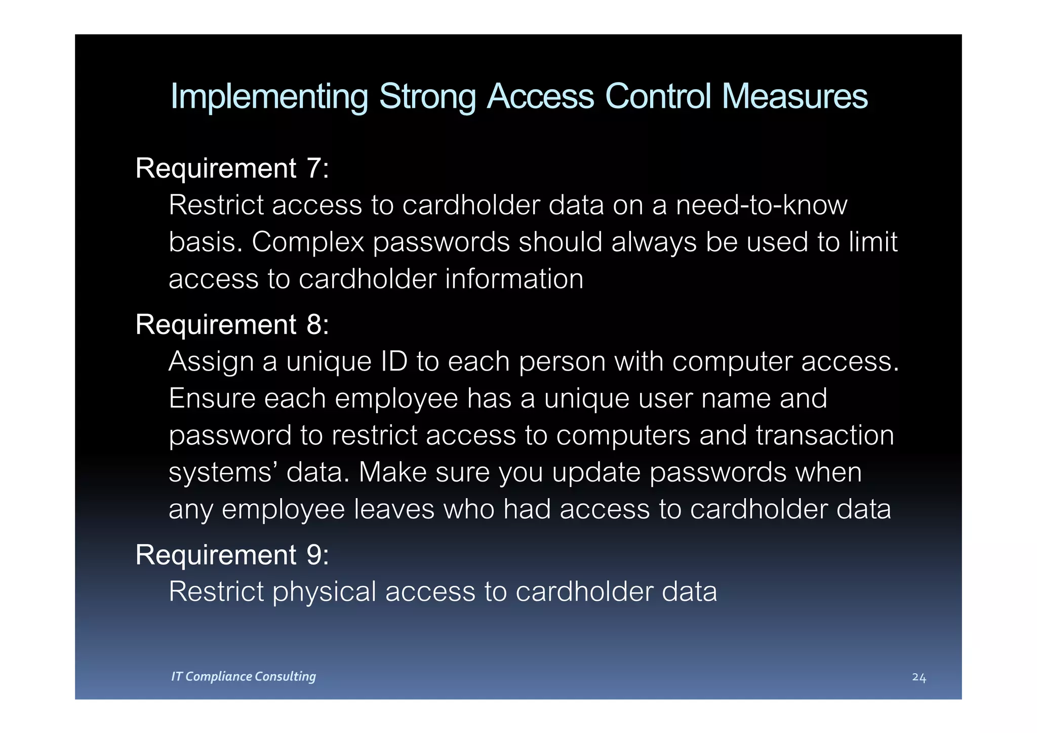 1. PCI Compliance Overview | PDF