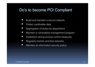 1. PCI Compliance Overview | PDF