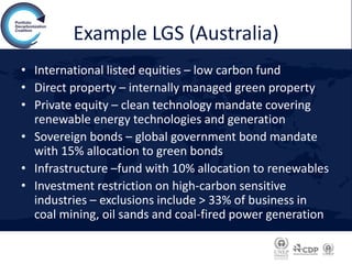 Emma Henningsson: The Portfolio Decarbonisation Coalition (CDP) | PPT