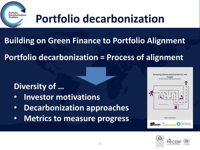 Emma Henningsson: The Portfolio Decarbonisation Coalition (CDP) | PDF ...