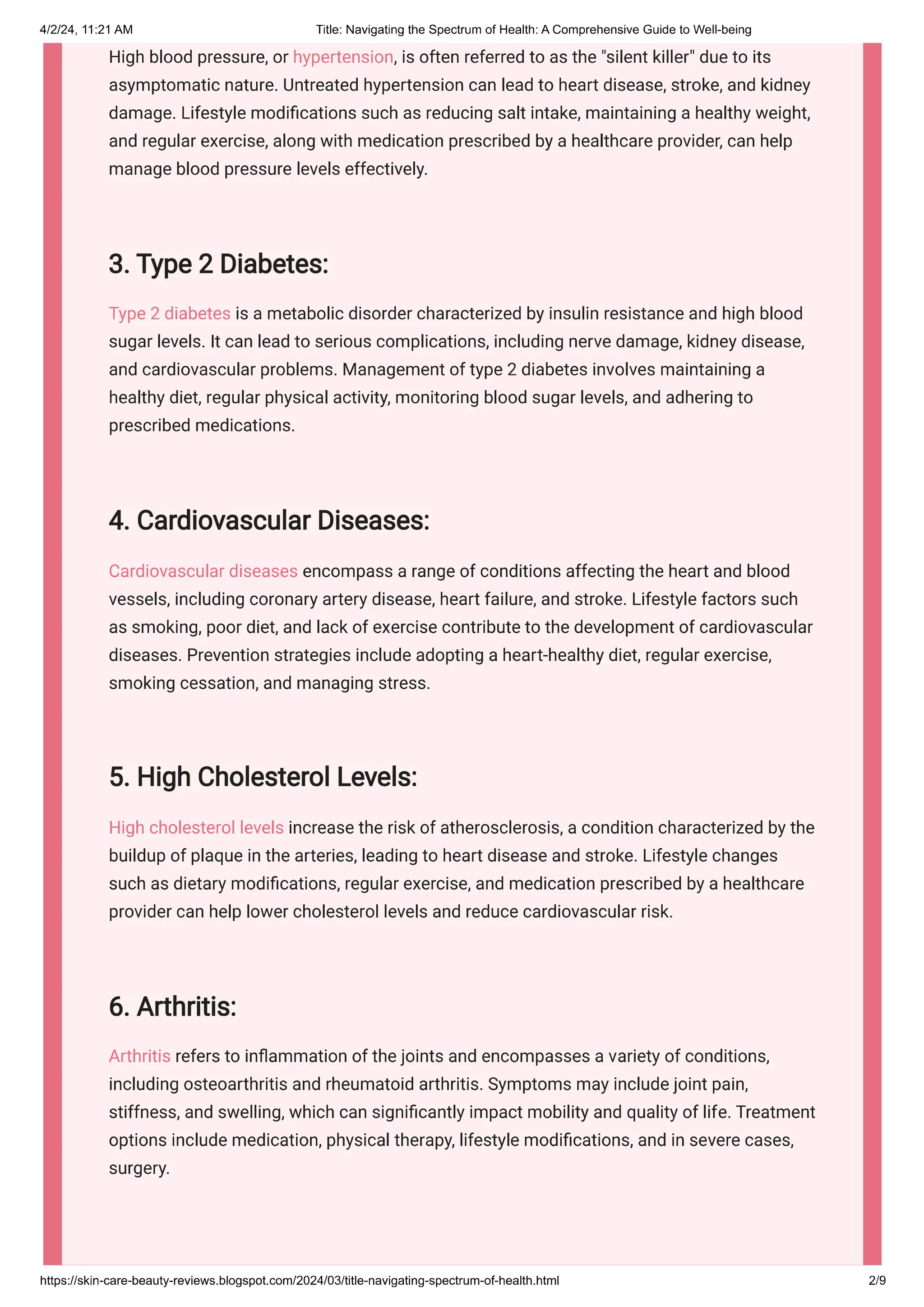 Navigating the Spectrum of Health: A Comprehensive Guide to Well-being ...