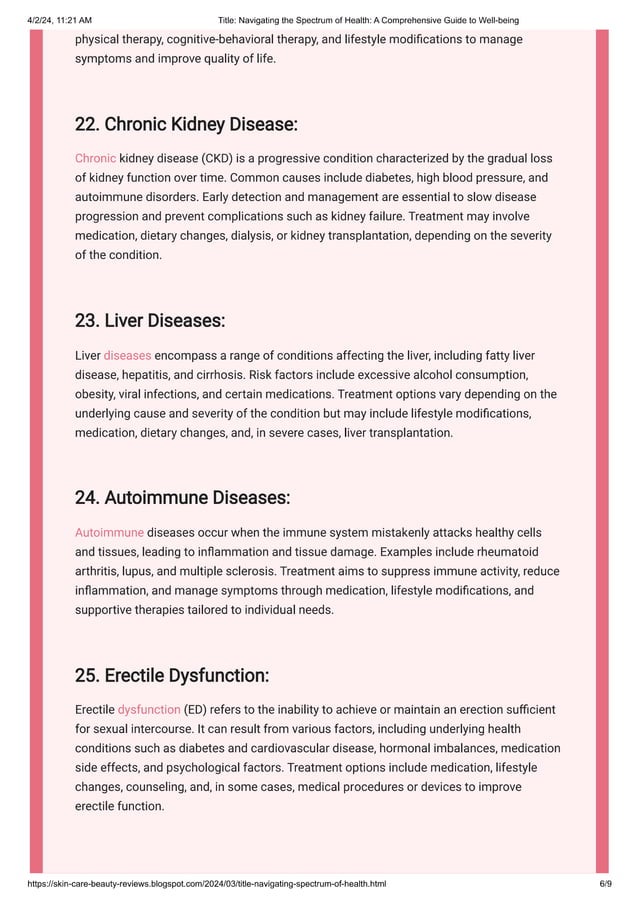 Navigating the Spectrum of Health: A Comprehensive Guide to Well-being ...
