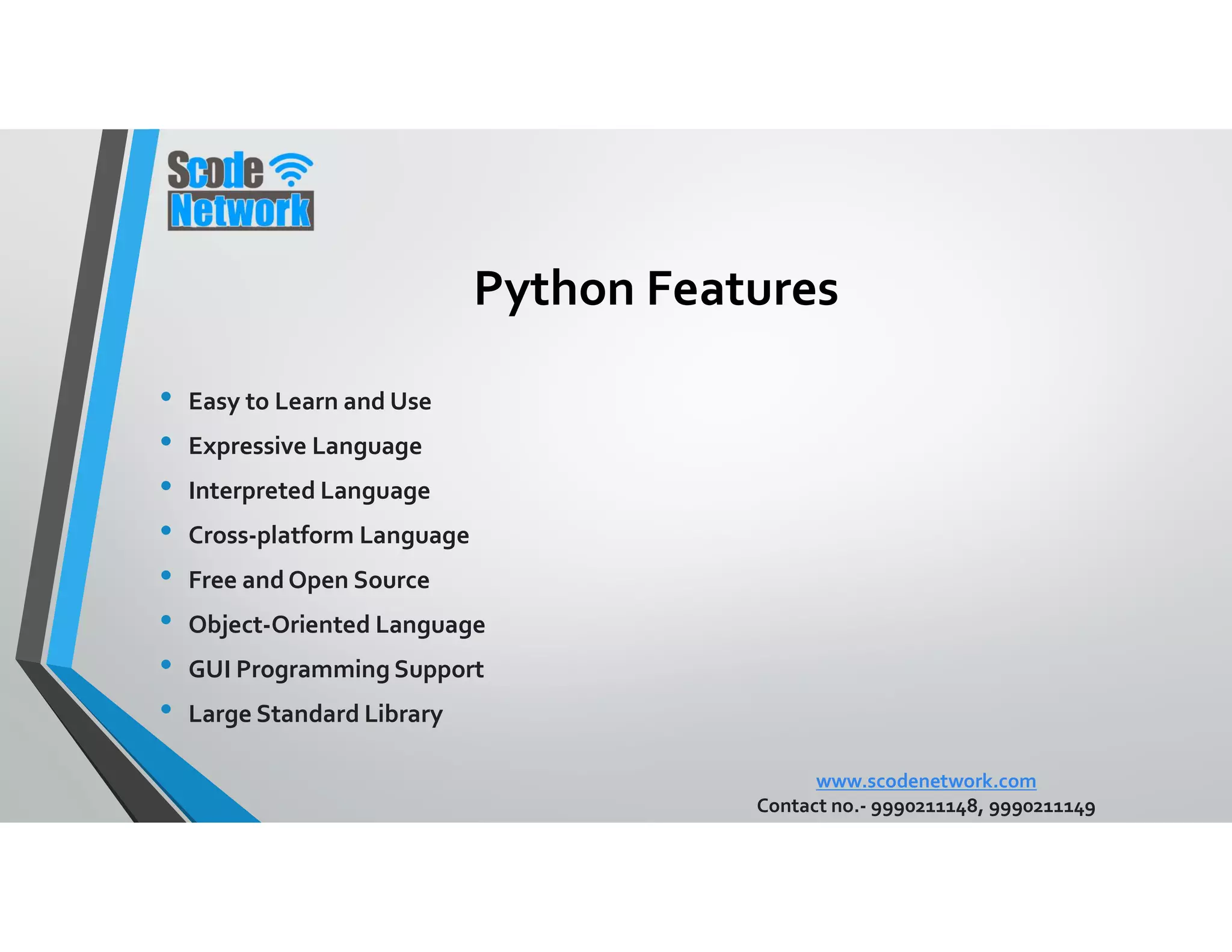 python course ppt pdf | PPT