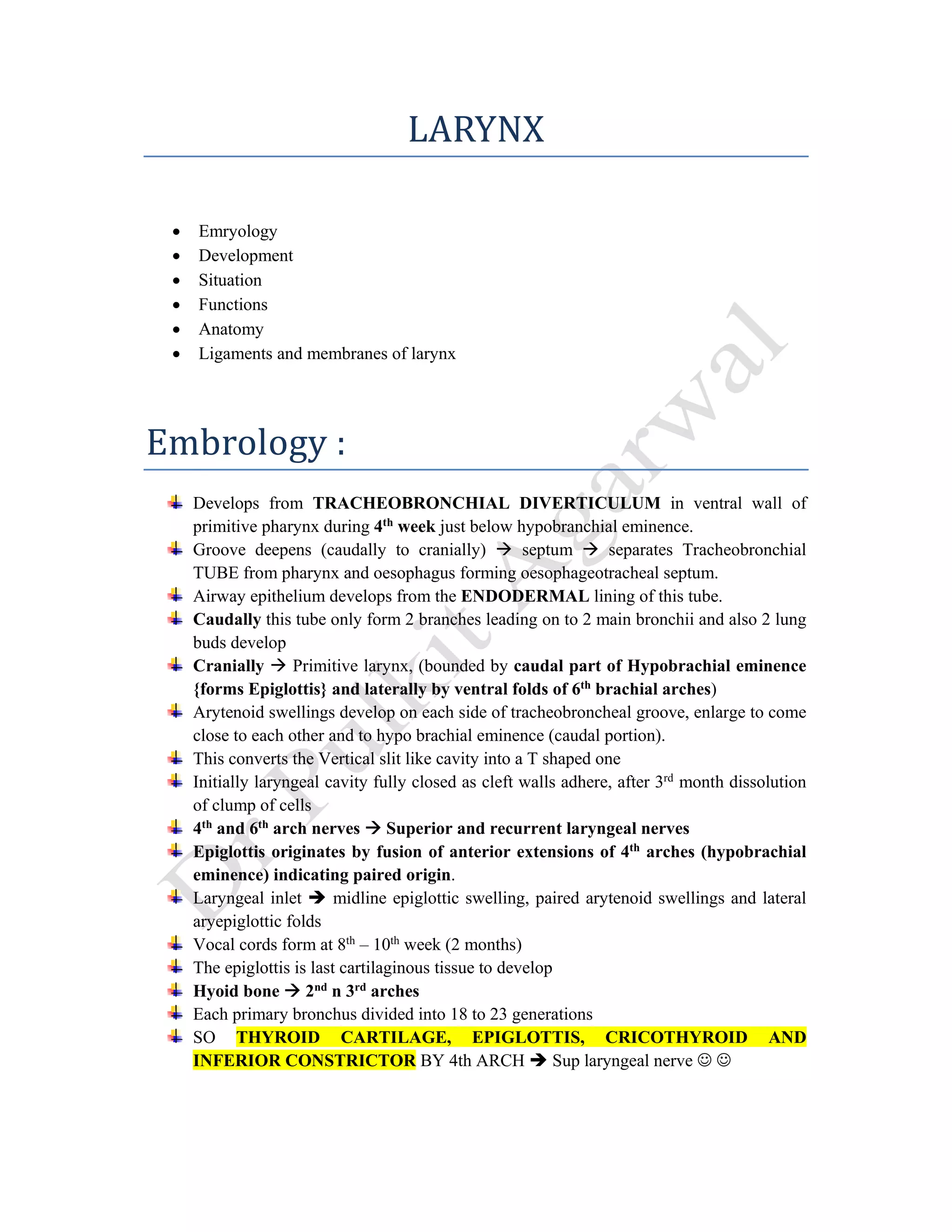Larynx | PDF