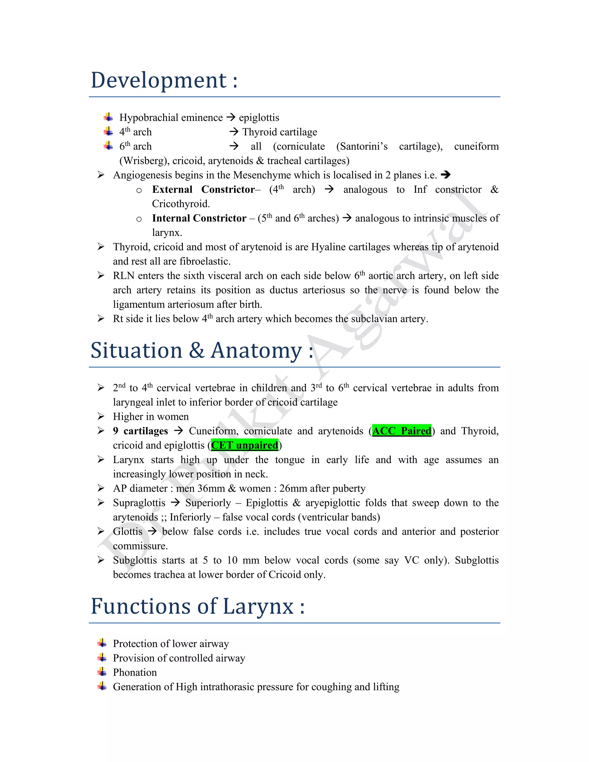 Larynx | PDF