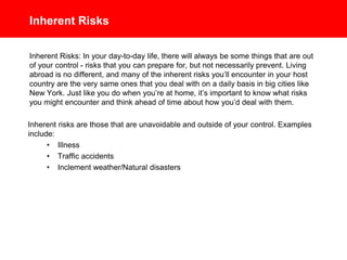 Part 1: Safety Abroad | PPT