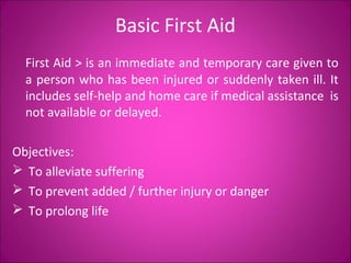 BASIC FIRST AID | PDF