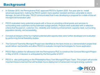 10.5_Concordville Microgrid_PECO_EPRI/SNL Microgrid Symposium | PPTX | Power and Energy Industry ...
