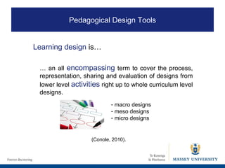 Pedagogical Design Tools: Planning for Learning with Purpose | PPT ...