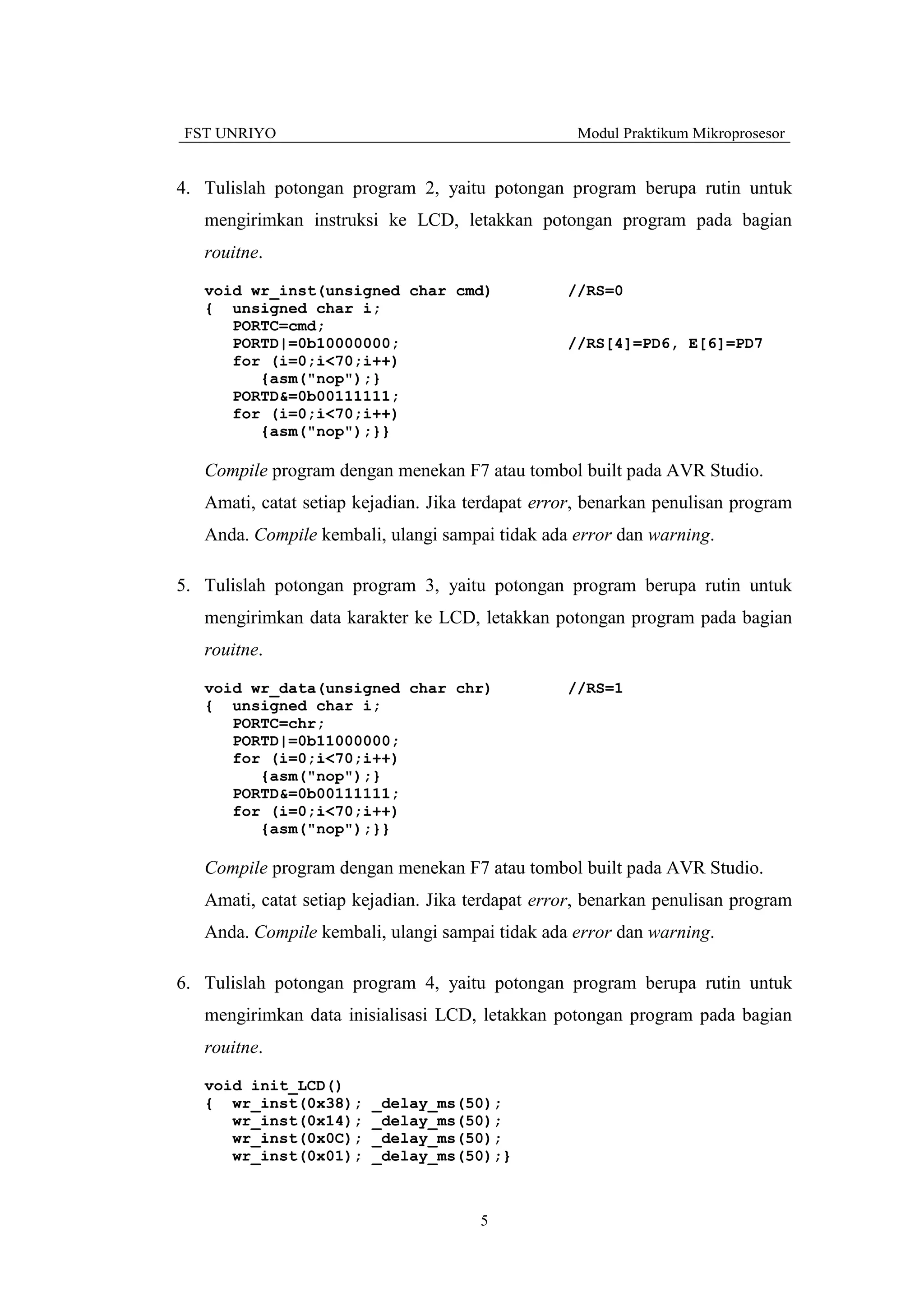 (1) pemrograman lcd | DOCX