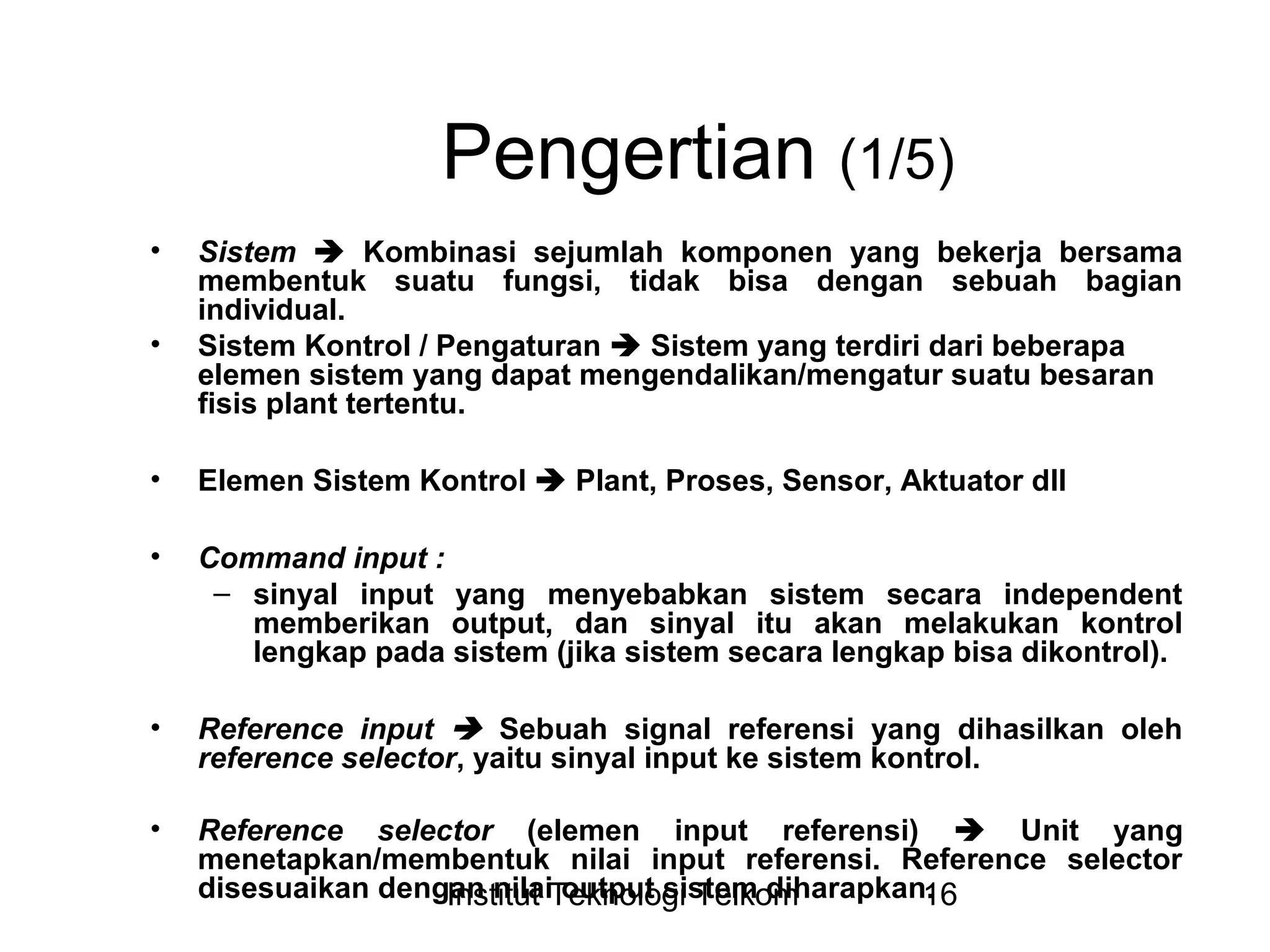 Sistem Kontrol Ppt 
