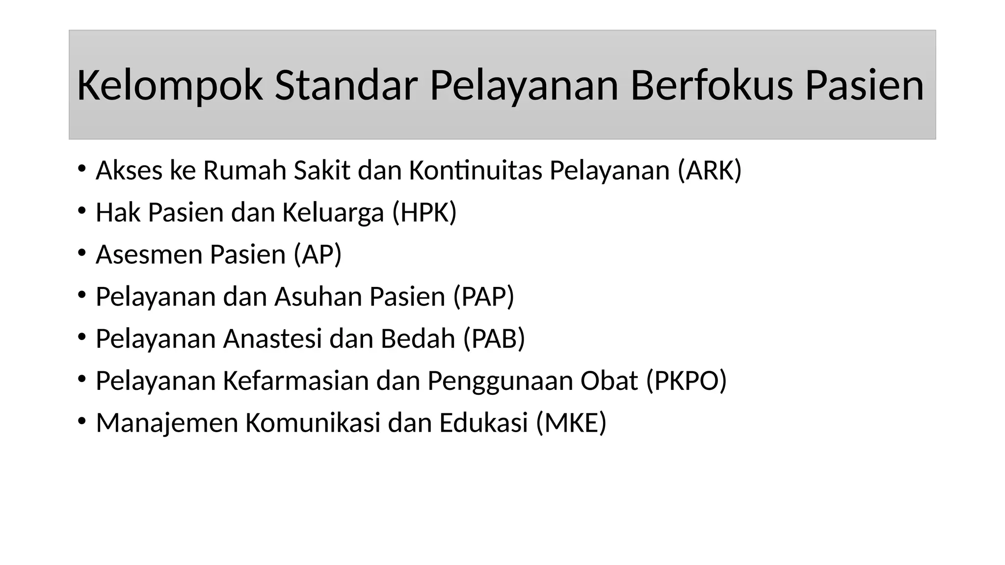 Pendahuluan Standar Akreditasi Rumah Sakit | PPTX
