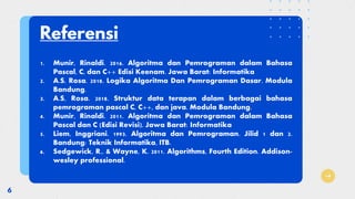 Algoritma dan Struktur Data (Python) - Pengantar Algoritma | PDF