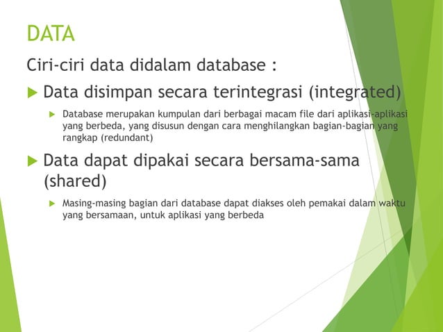 Materi Kuliah Pengantar Basis Data yang ditujukan untuk pemula yang baru mengenal konsep basis ...