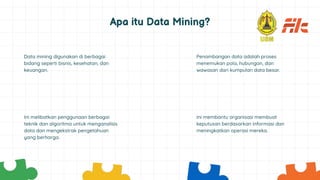 Pengantar Data Mining serta penjelasan lengkapnya | PDF