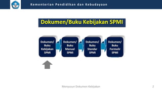1 Pengantar Menyusun Dokumen Kebijakan SPMI 2020 bimtek.pptx
