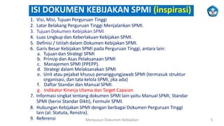 1 Pengantar Menyusun Dokumen Kebijakan SPMI 2020 bimtek.pptx