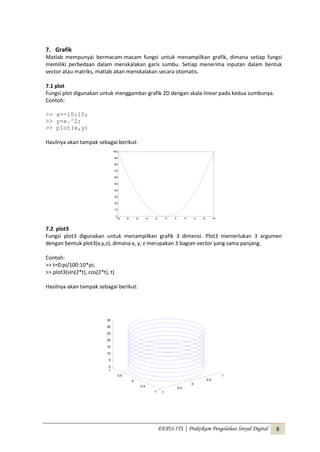 1 pengenalan matlab | PDF
