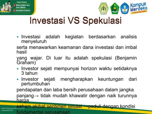 (1) Pengertian Investasi serta perbedaannya dgn Spekulasi dan menabung.ppt