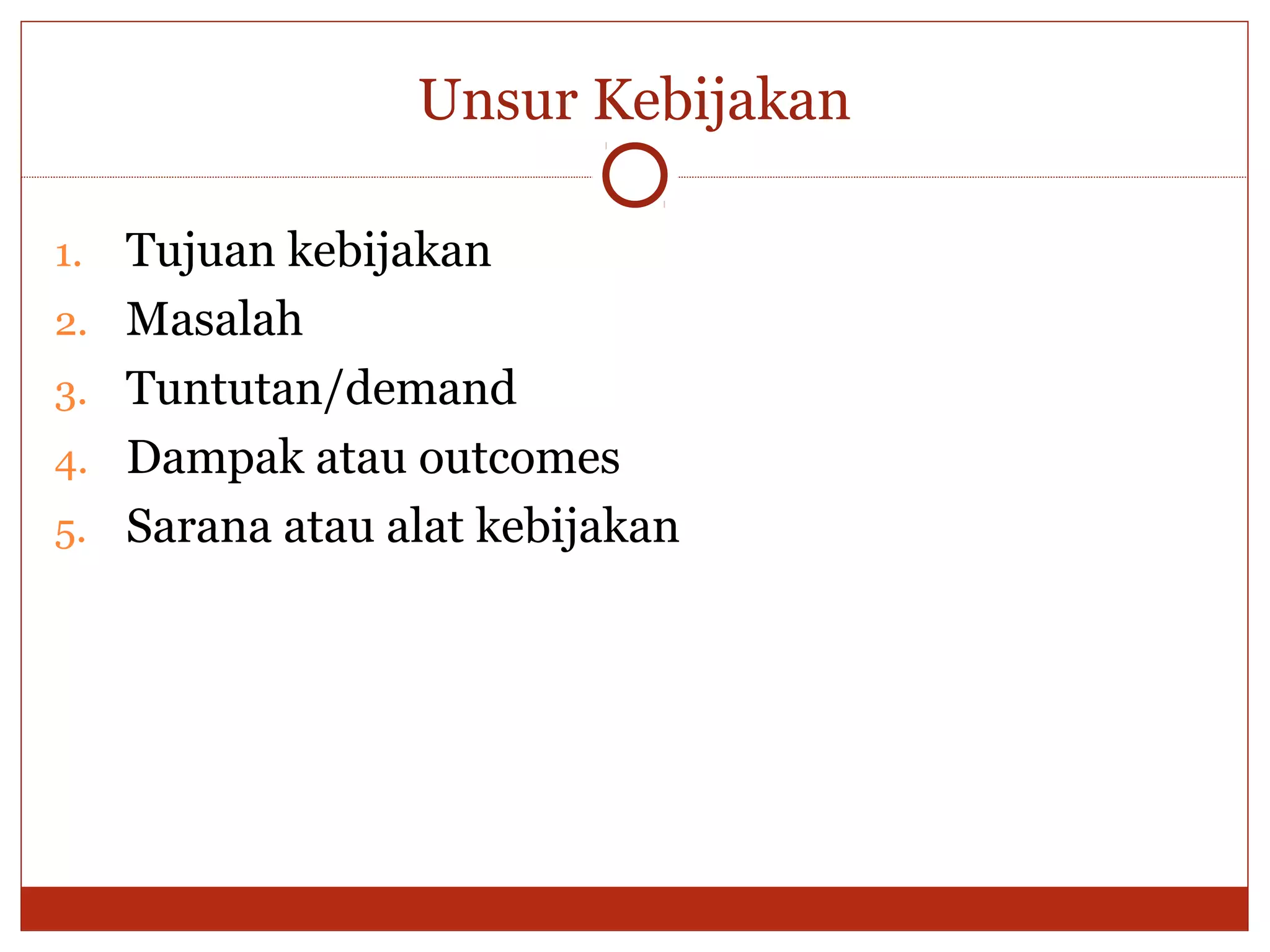 Pengertian Kebijakan Publik | PPT