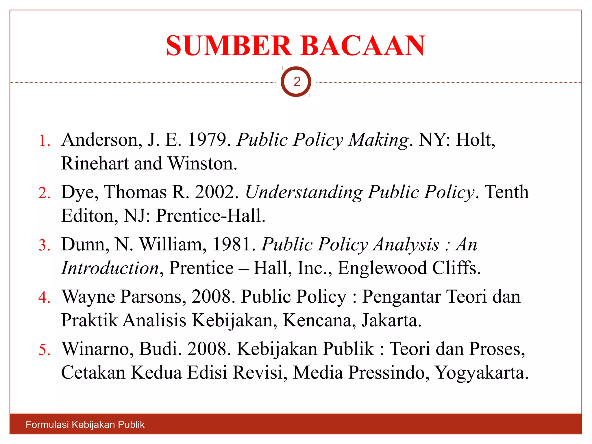 Pengertian Kebijakan Publik | PPT