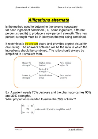 1 percent,ratio,conc,dilution | PDF