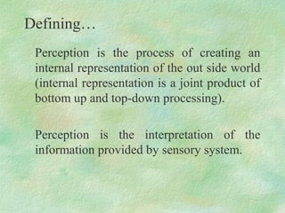 1 perceptual process | PPT