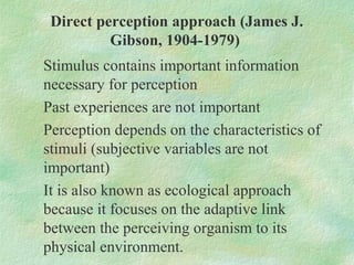 1 perceptual process | PPT