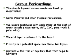 1 pericardium | PPT | Heart and Cardiovascular Diseases | Diseases and ...