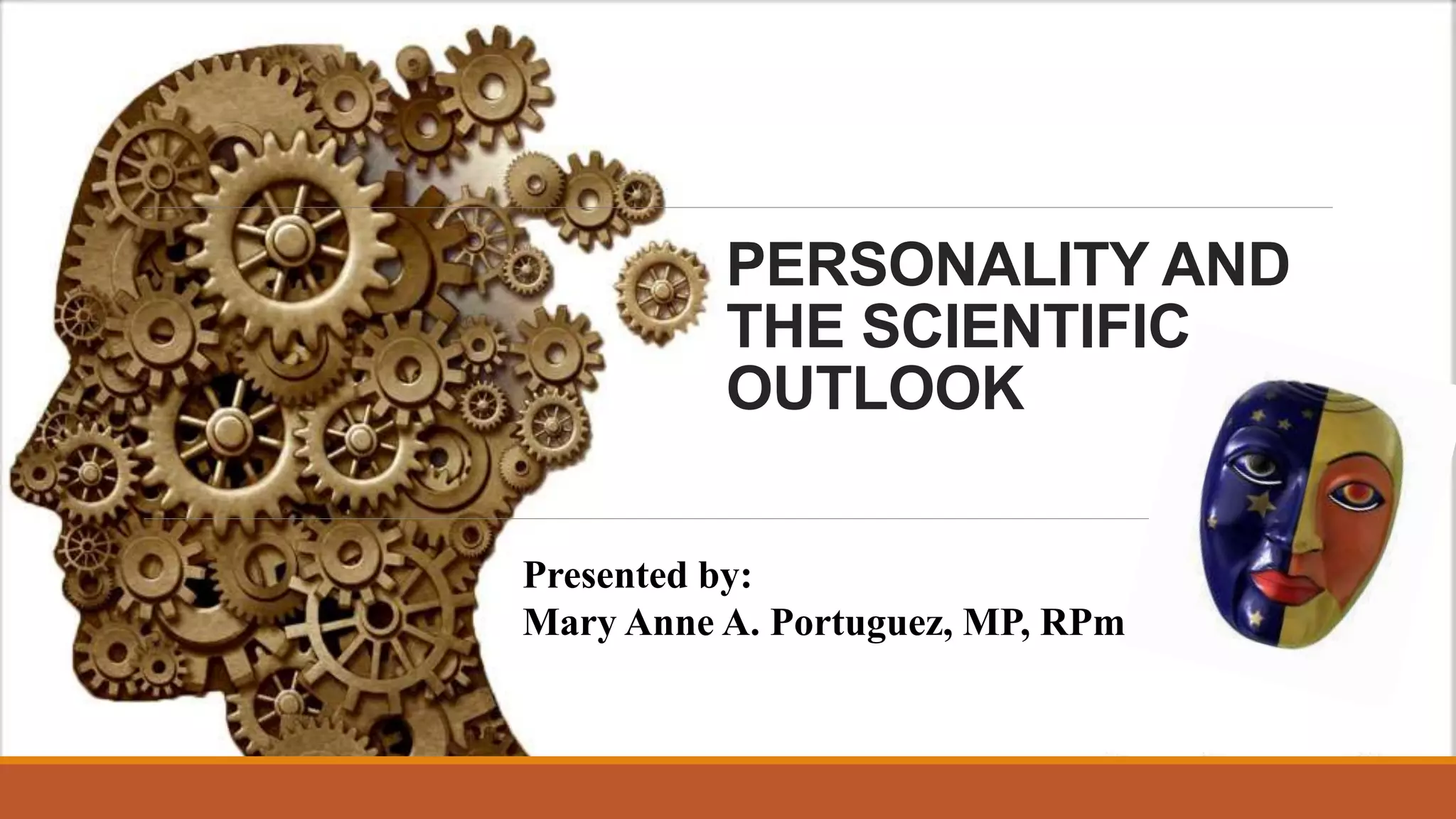 1 personality and the scientific outlook | PPTX