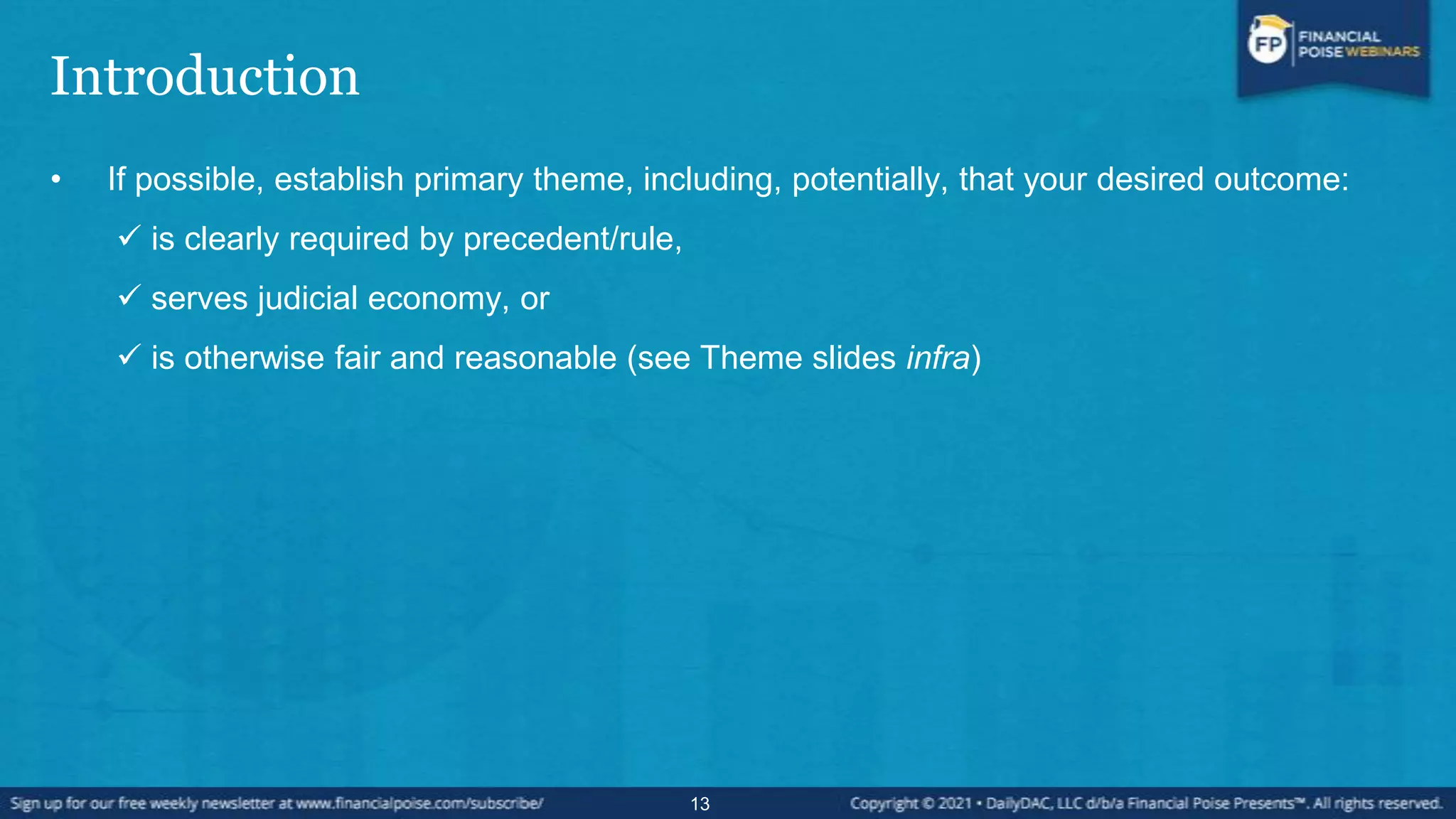 Structure and Organization (Series: Persuasive Brief Writing) | PPT