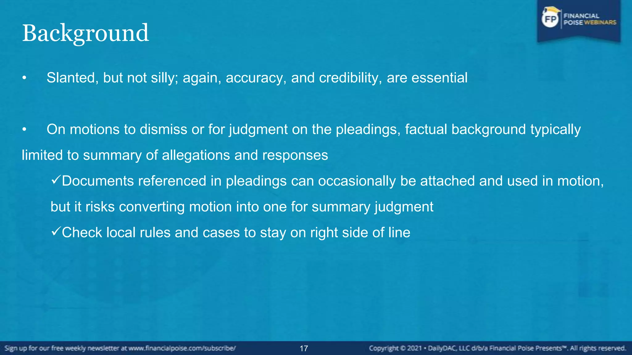 Structure and Organization (Series: Persuasive Brief Writing) | PPT