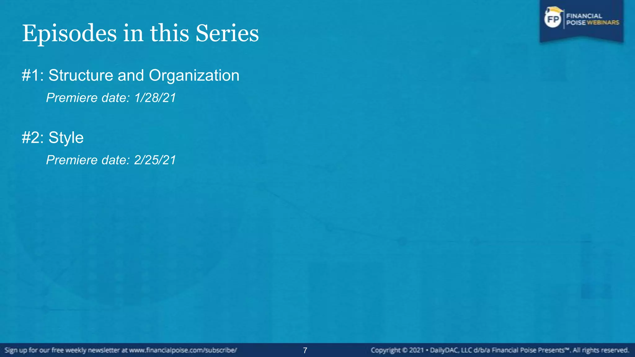 Structure and Organization (Series: Persuasive Brief Writing) | PPT