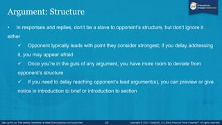 Structure and Organization (Series: Persuasive Brief Writing) | PPT