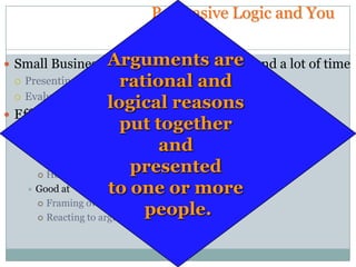 1 persuasive logic | PPTX