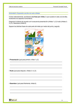 1 p escritura creativa_ficha_1 | PDF