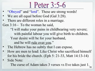 Submission between men and women | PPT