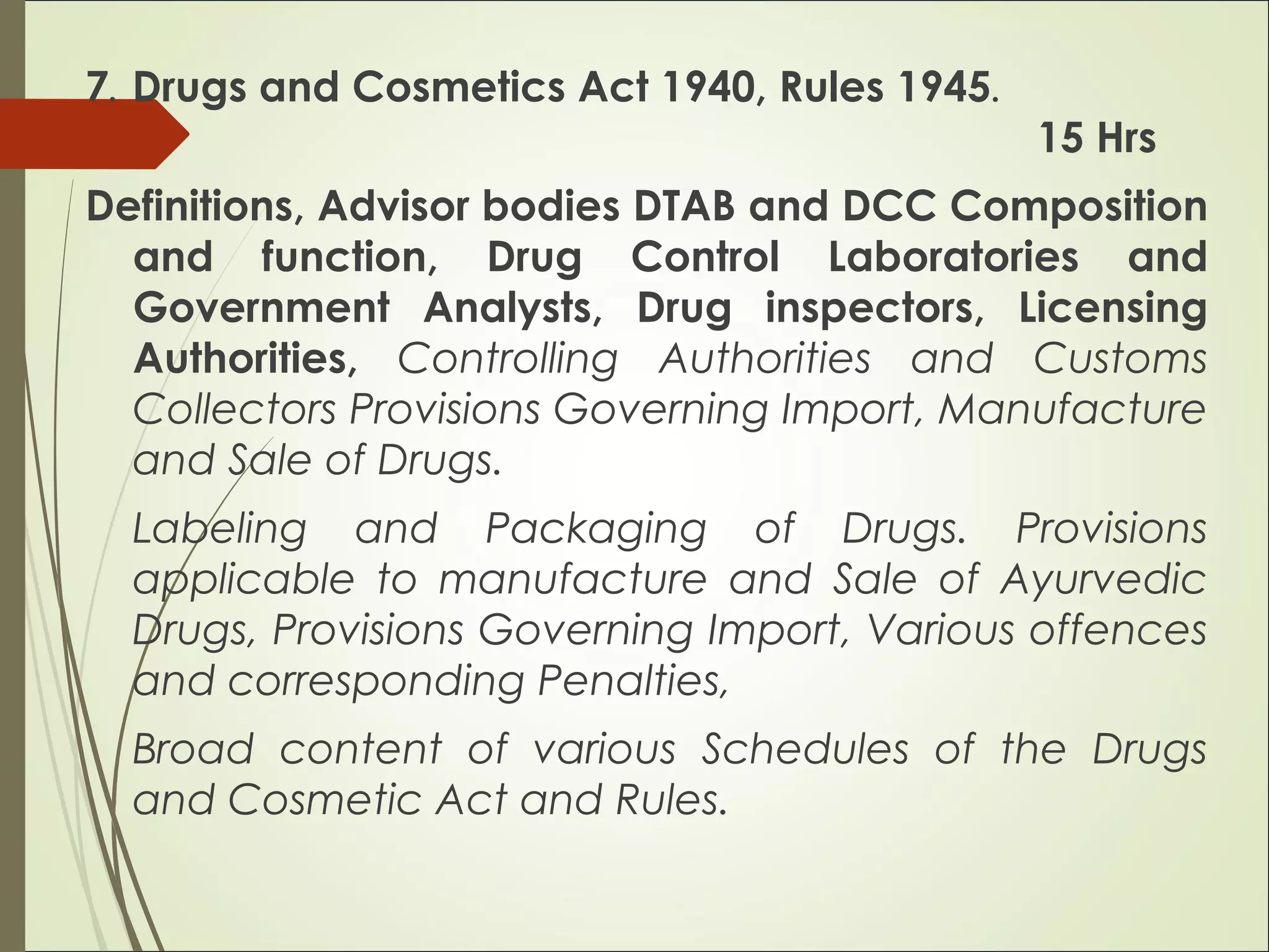 1 pharmaceutical legislation in india | PPT